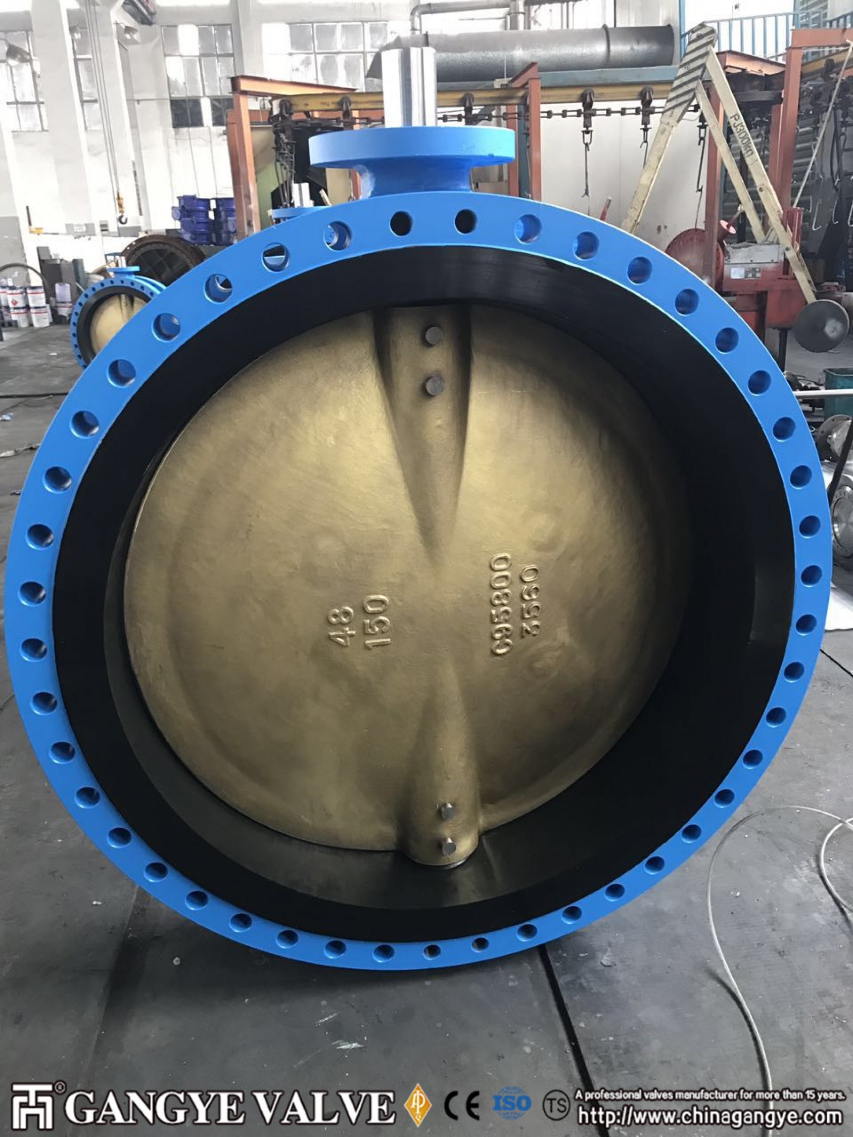 36”40”48”CONCENTRIC BUTTERFLY VALVE - Gangye valve