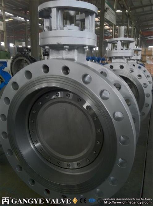 DN500 Double flanged butterfly valve - Gangye valve
