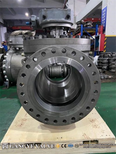 DN450 Big size top entry ball valve - Gangye valve