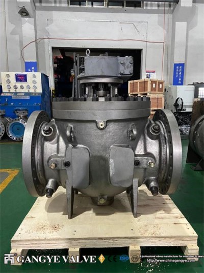 DN450 Big size top entry ball valve - Gangye valve
